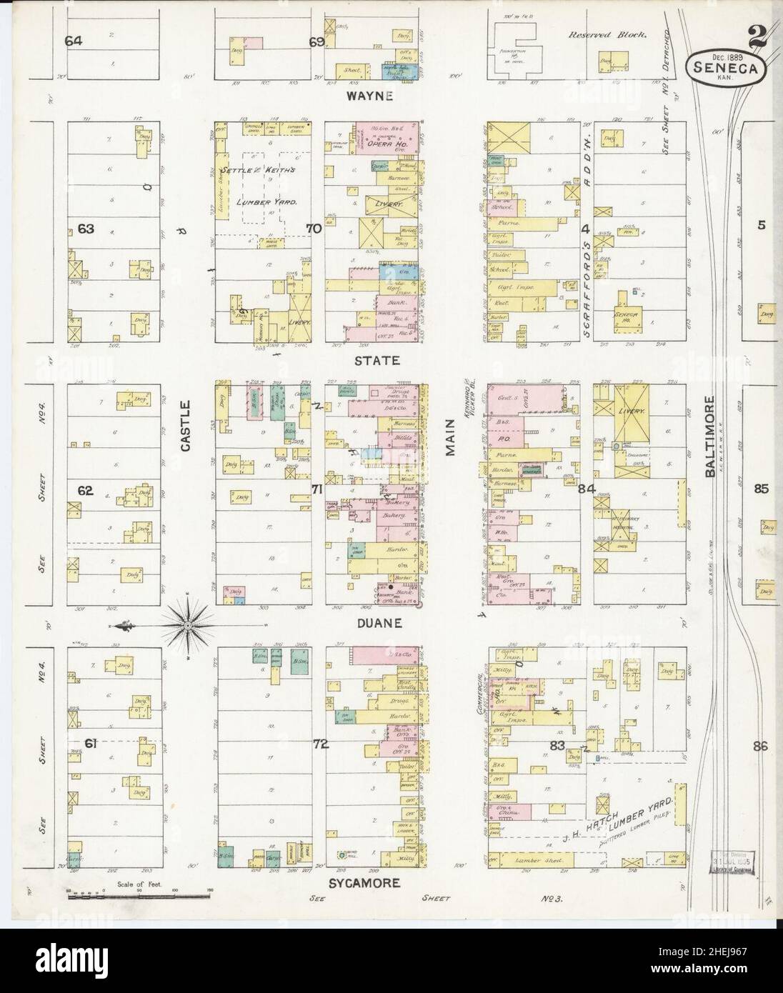 Nemaha kansas map hi-res stock photography and images - Alamy
