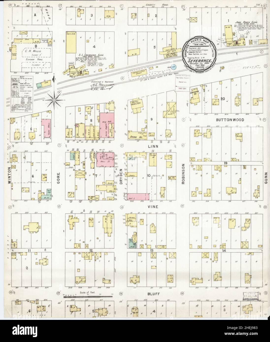Severance map hi-res stock photography and images - Alamy
