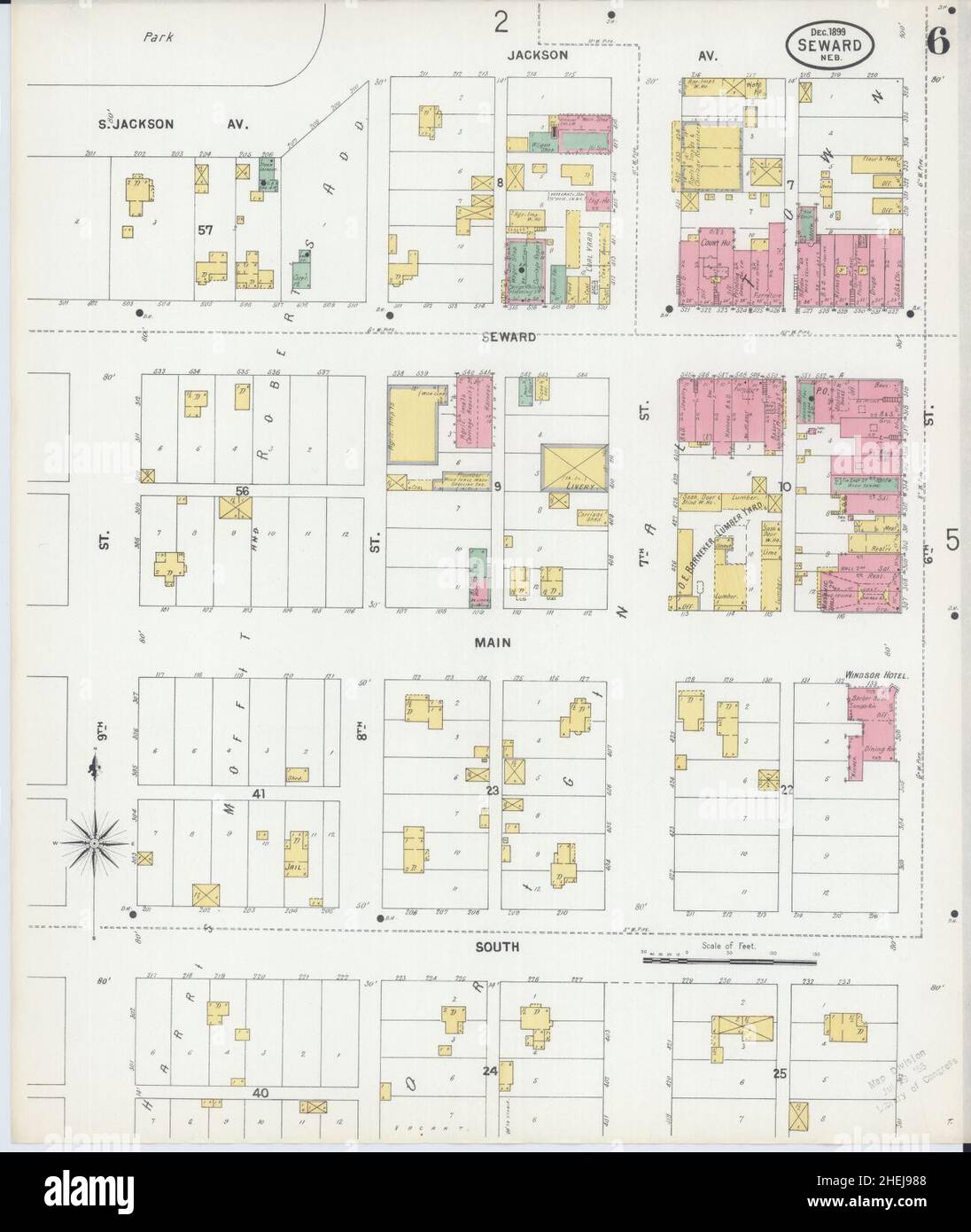 Map of seward hi-res stock photography and images - Alamy
