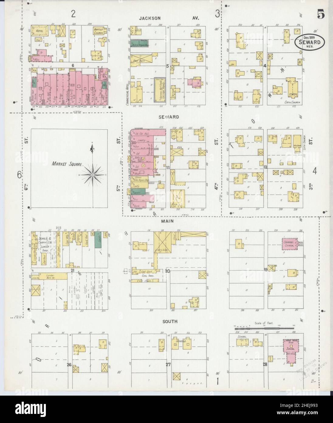 Seward county map hi-res stock photography and images - Alamy
