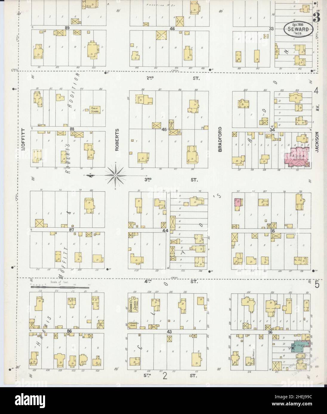 Seward county map hi-res stock photography and images - Alamy