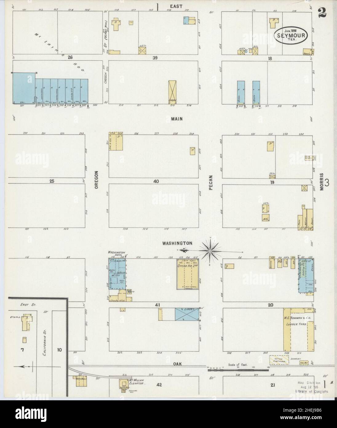 Baylor county map hi-res stock photography and images - Alamy