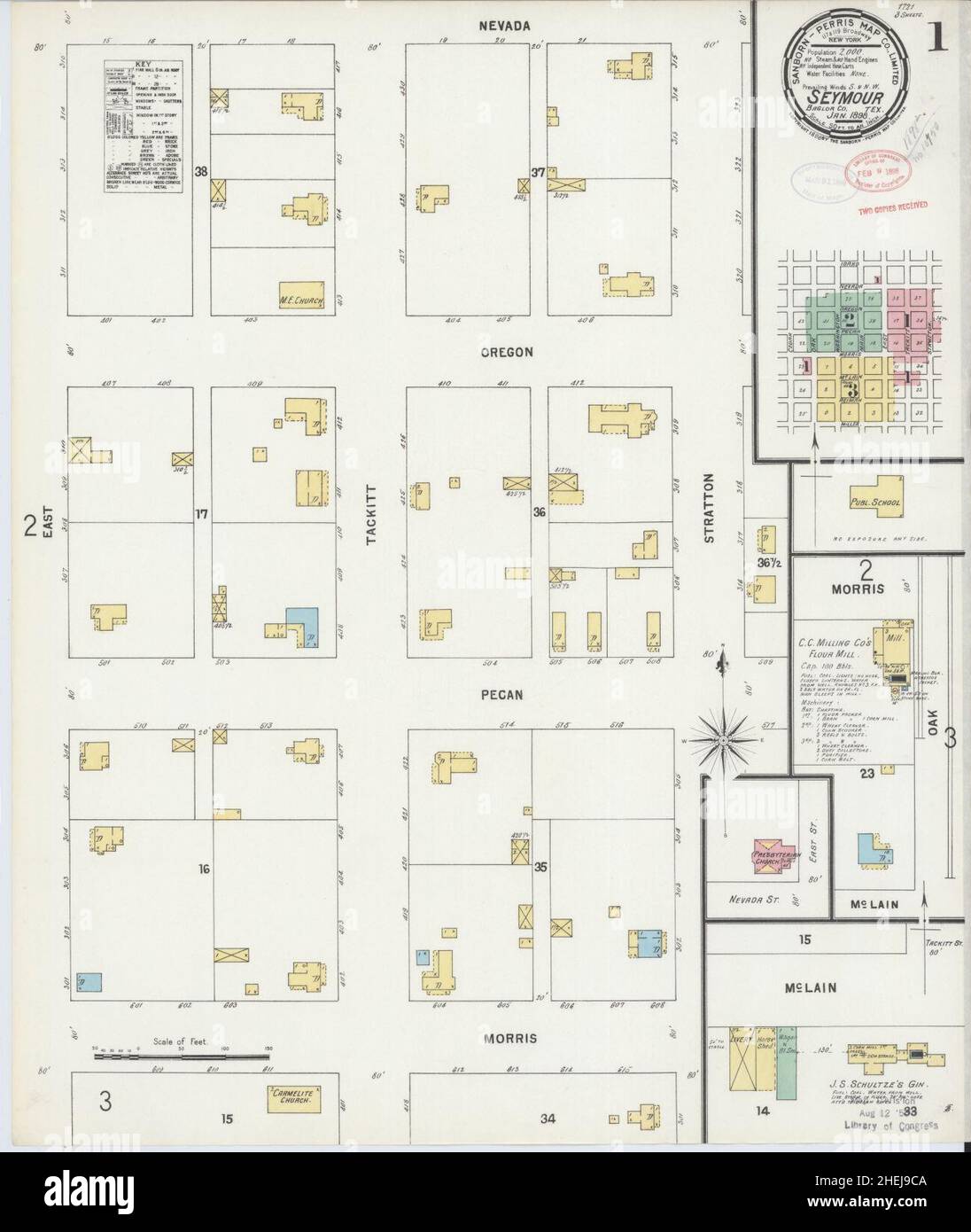 Baylor county map hi-res stock photography and images - Alamy