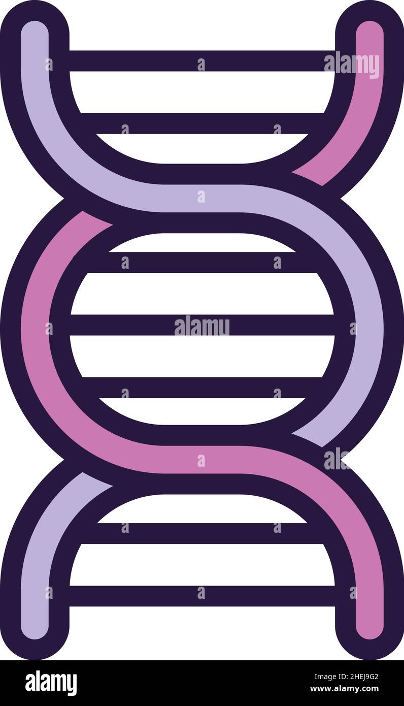 Bio dna icon outline vector. Genetic lab. Human mutation Stock Vector ...