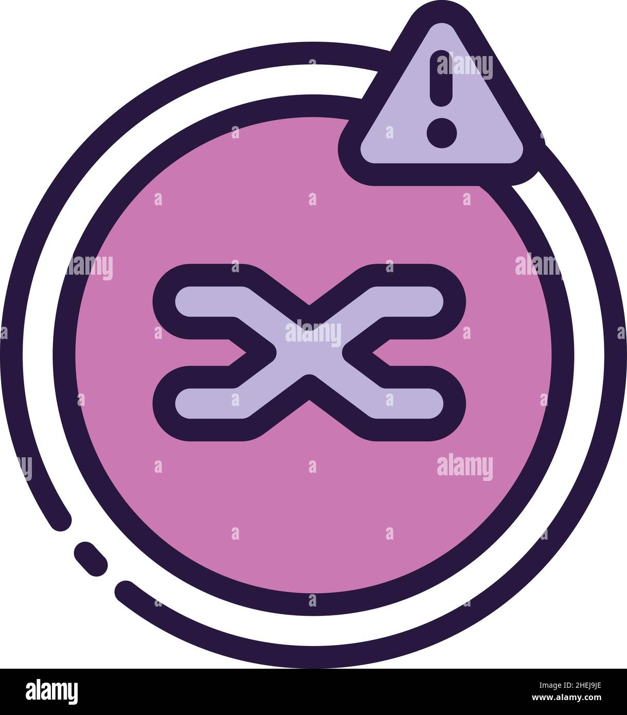 Genome icon outline vector. Genetic dna. Lab mutation Stock Vector ...