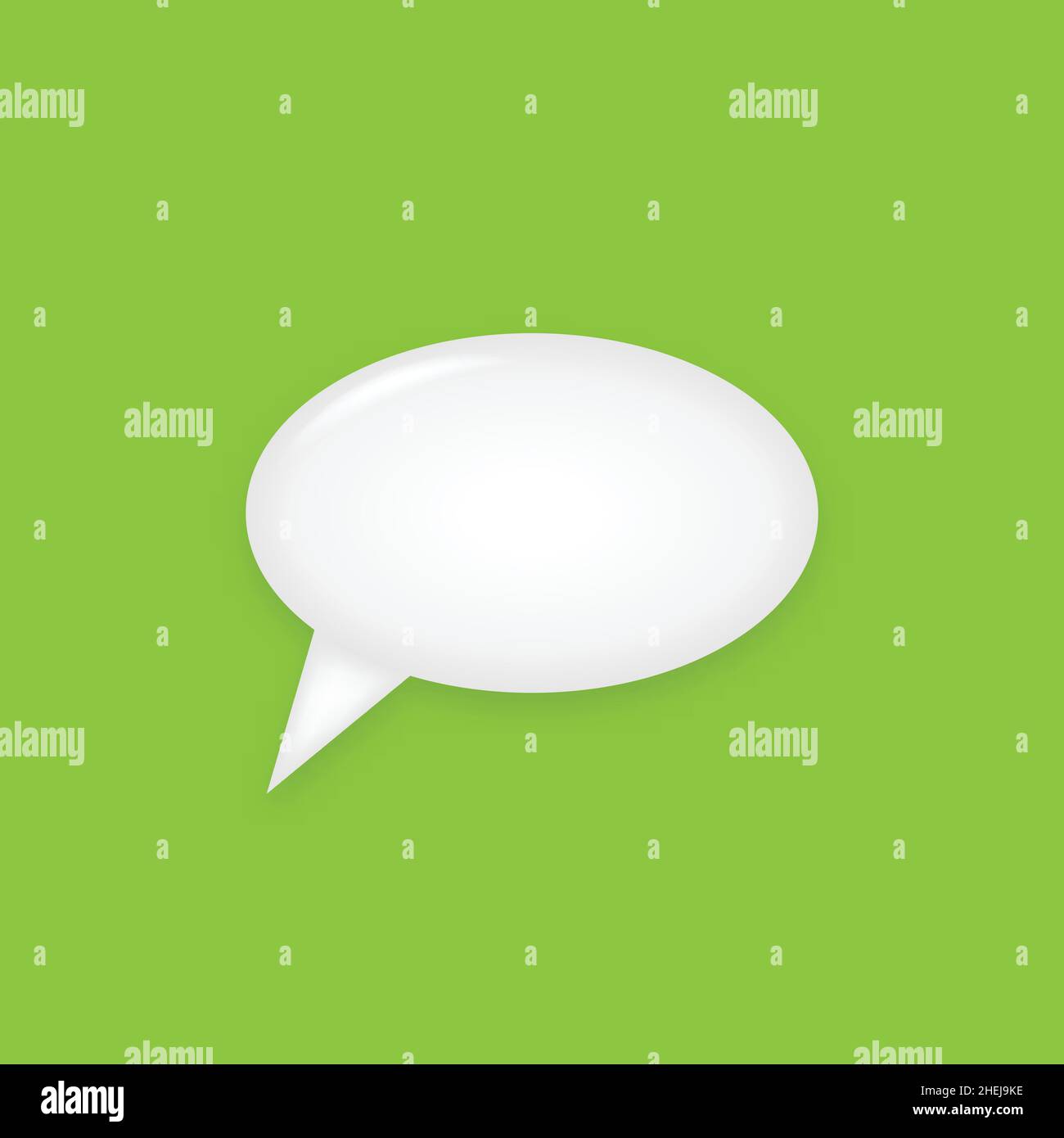 3D abstract speech bubble icons, char message symbol isolated Stock ...
