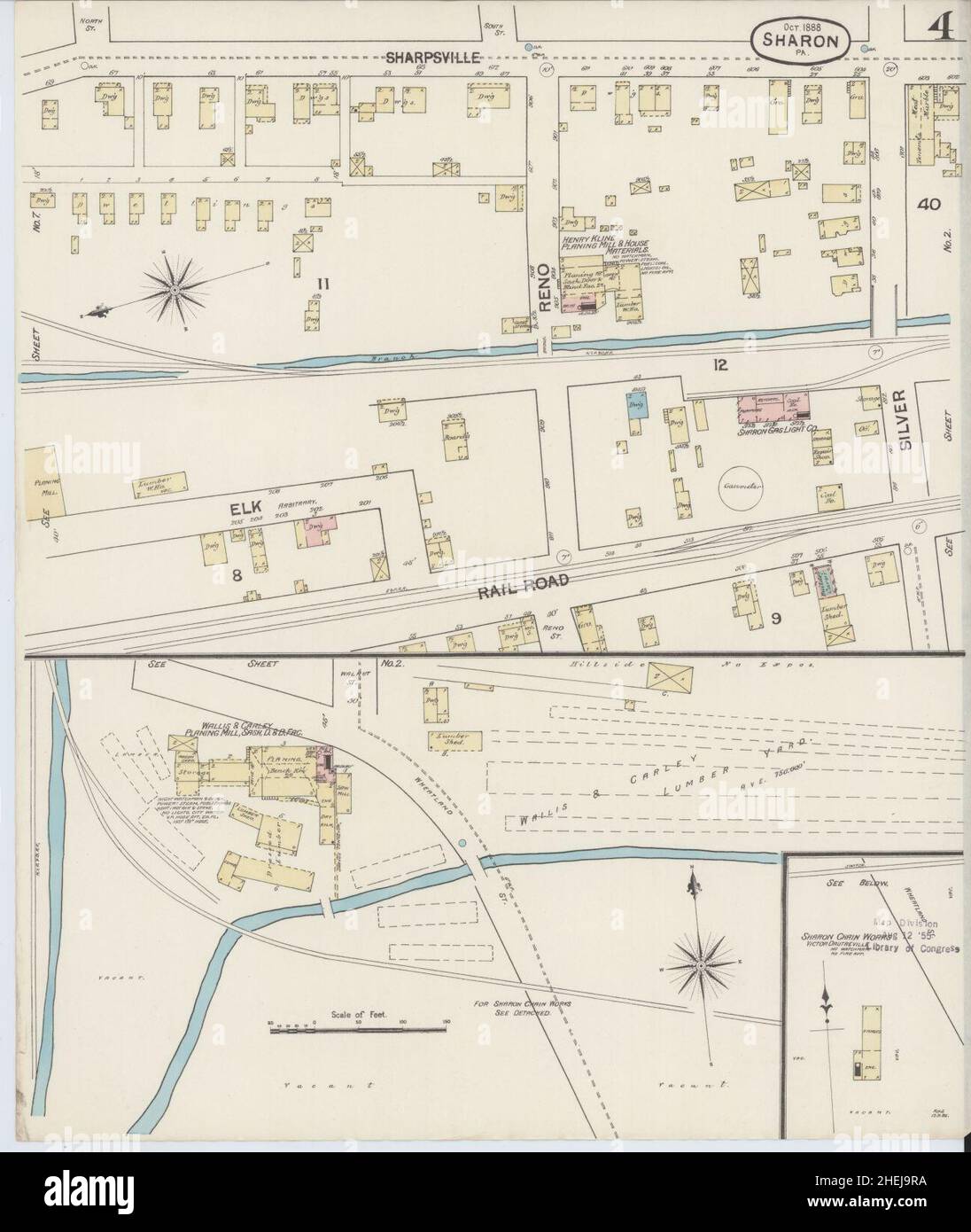 Sanborn Fire Insurance Map from Sharon, Mercer County, Pennsylvania ...