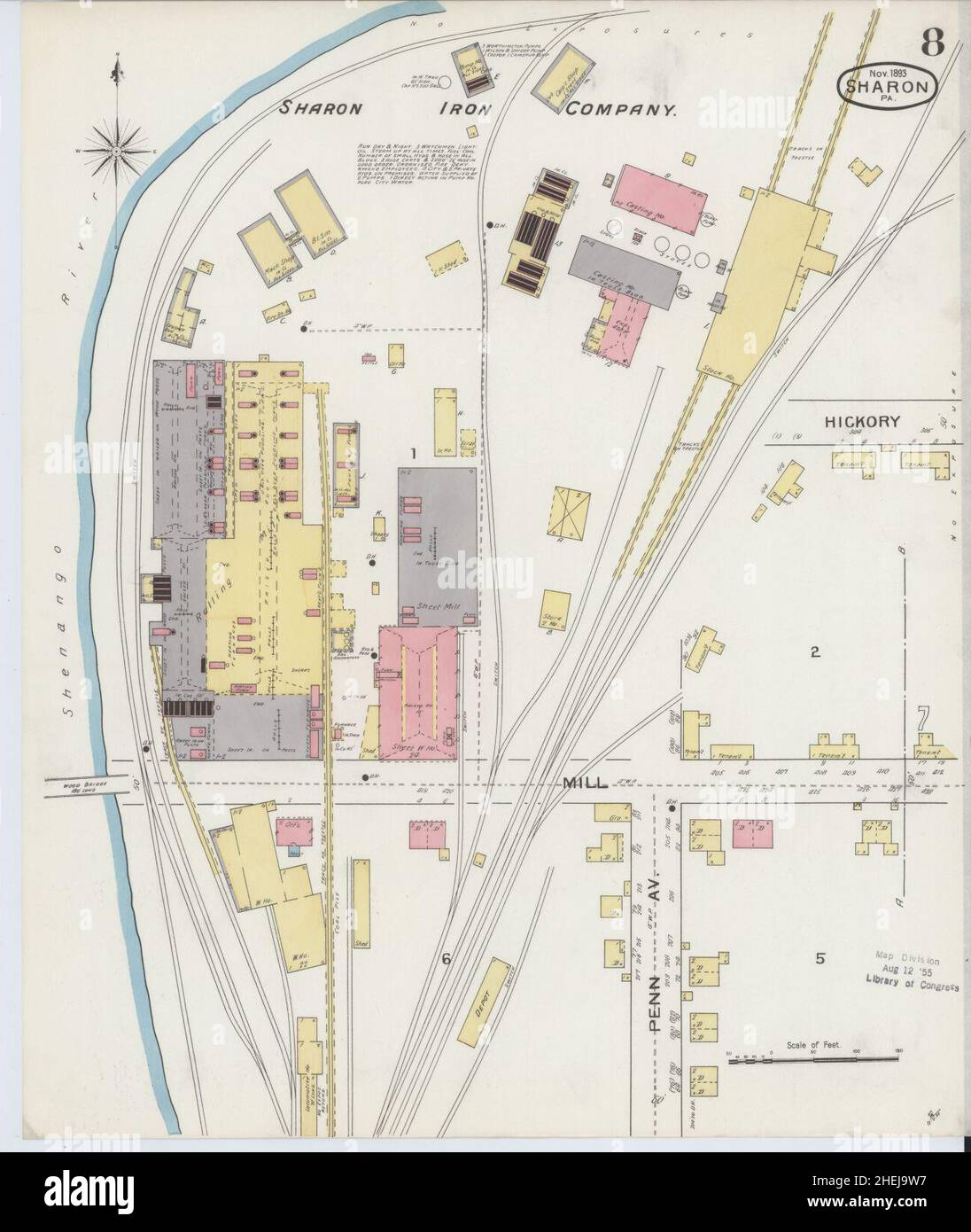 Map of sharon hi-res stock photography and images - Alamy
