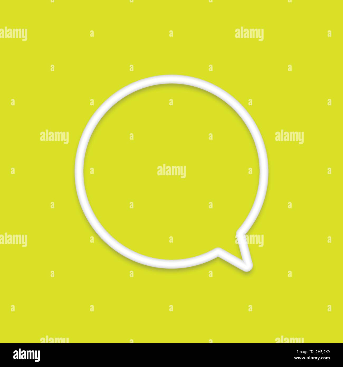 3D abstract speech bubble icons, char message symbol isolated Stock ...