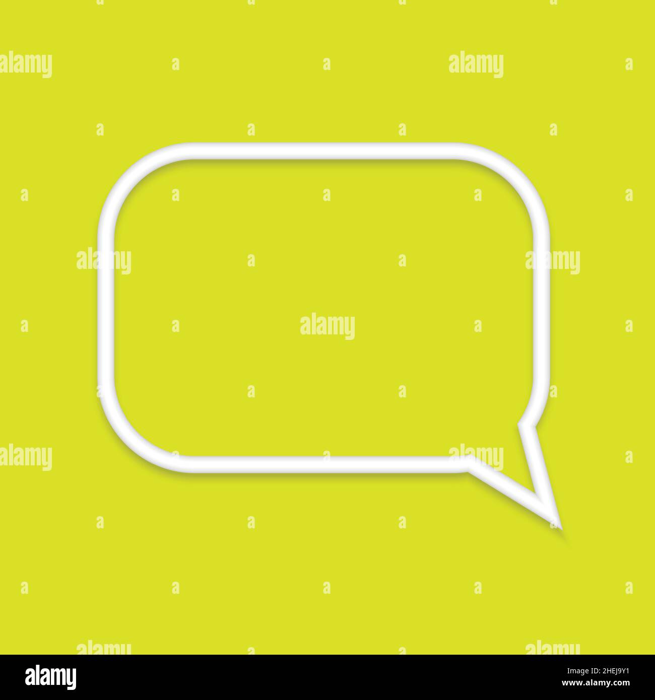 3D abstract speech bubble icons, char message symbol isolated Stock ...