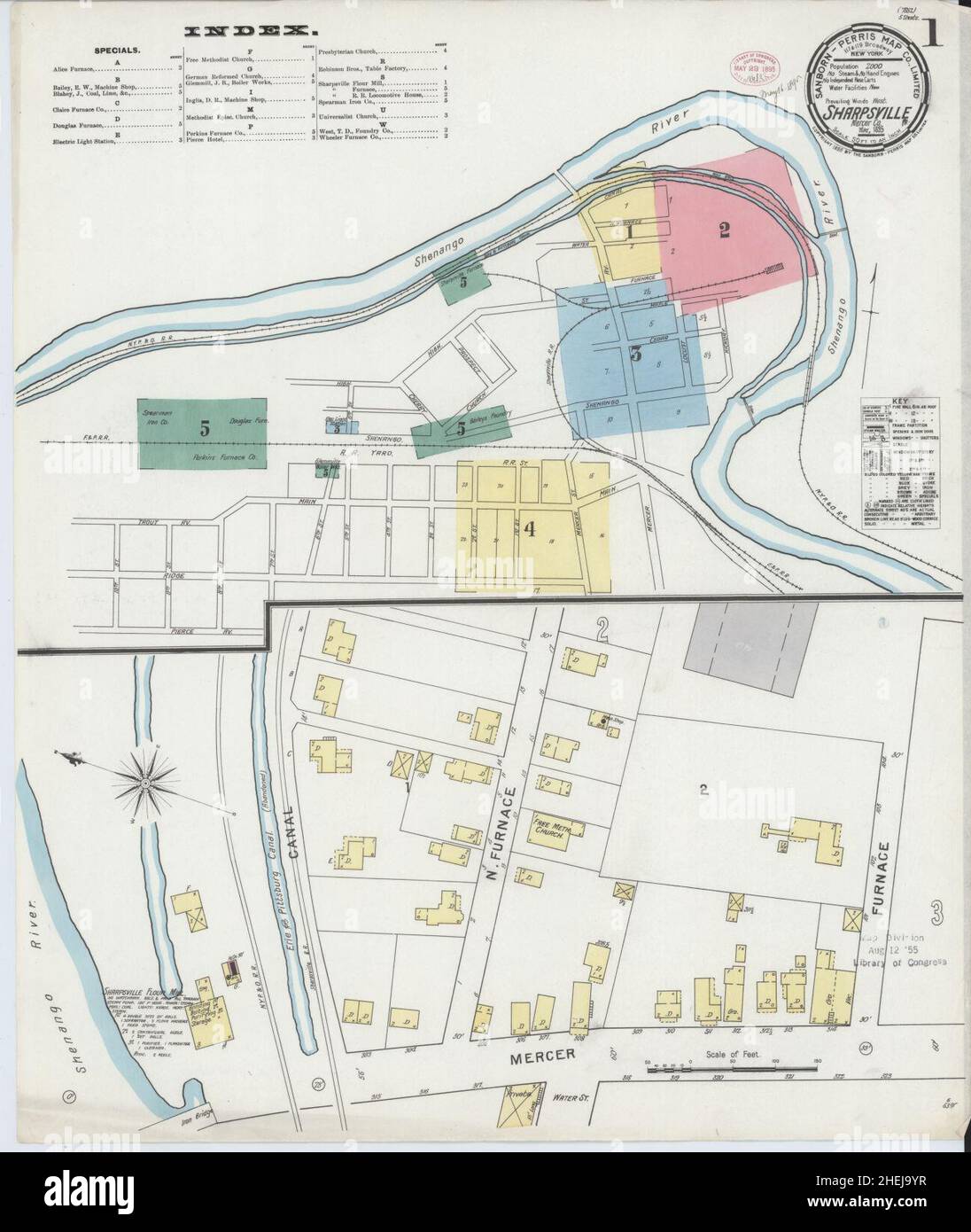 Mercer pennsylvania map hi-res stock photography and images - Alamy