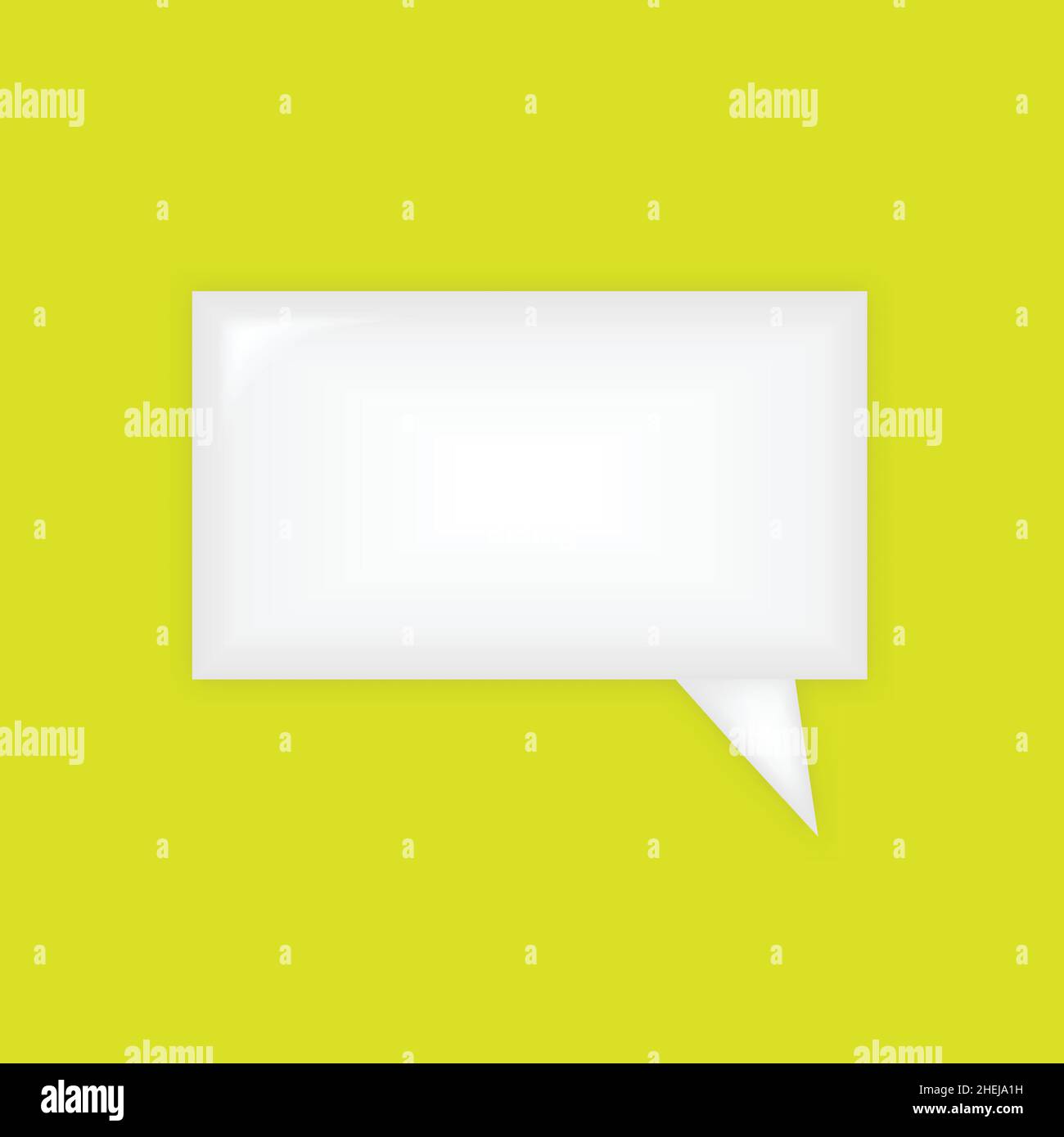 3D abstract speech bubble icons, char message symbol isolated Stock ...