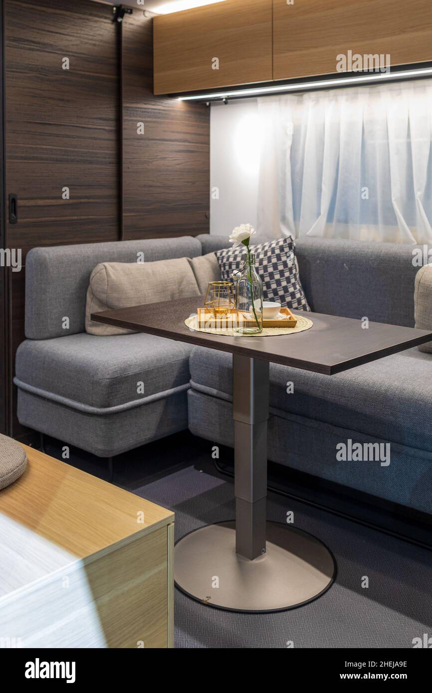 Luxury caravan inside hi-res stock photography and images - Alamy