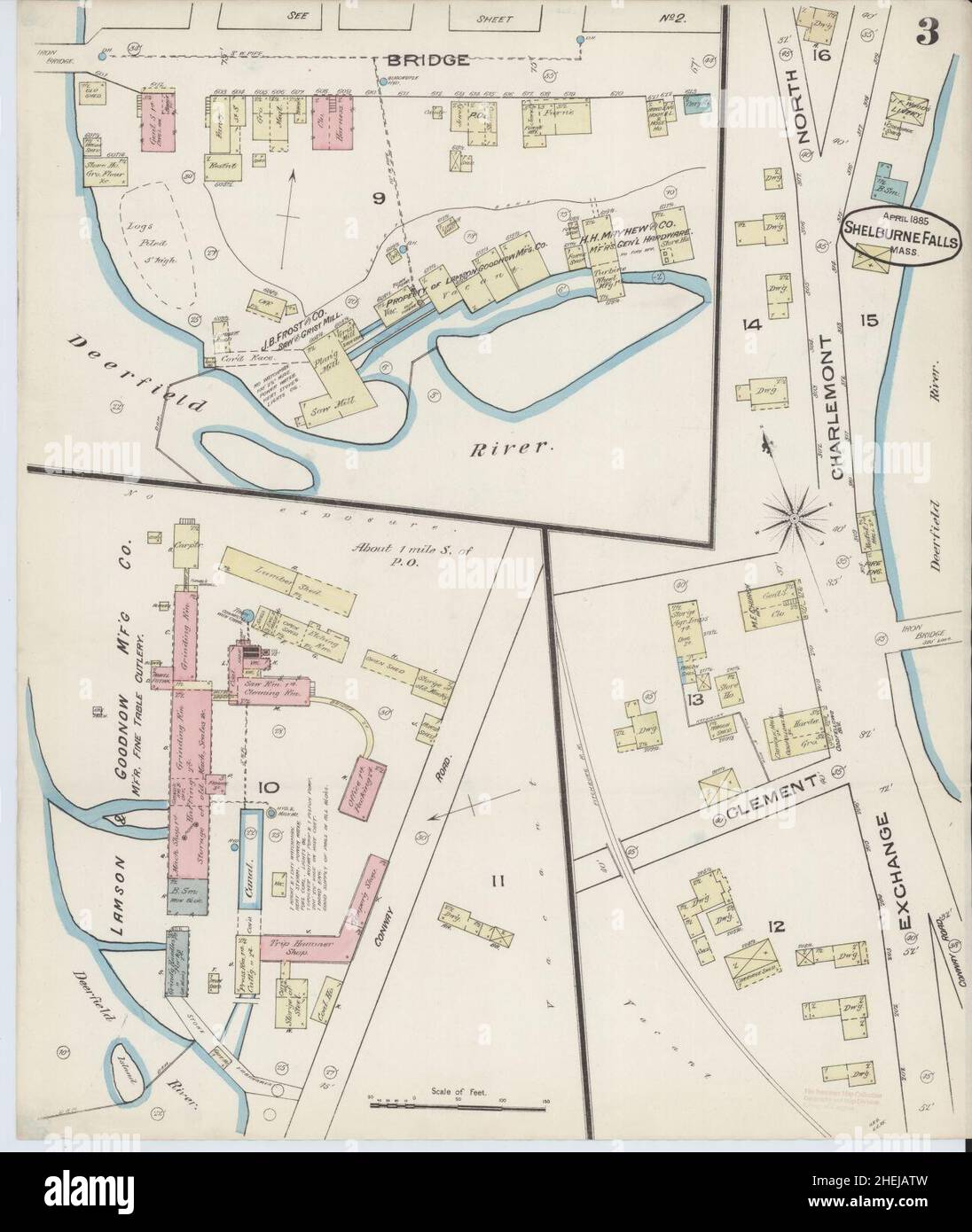 Shelburne map hi-res stock photography and images - Alamy