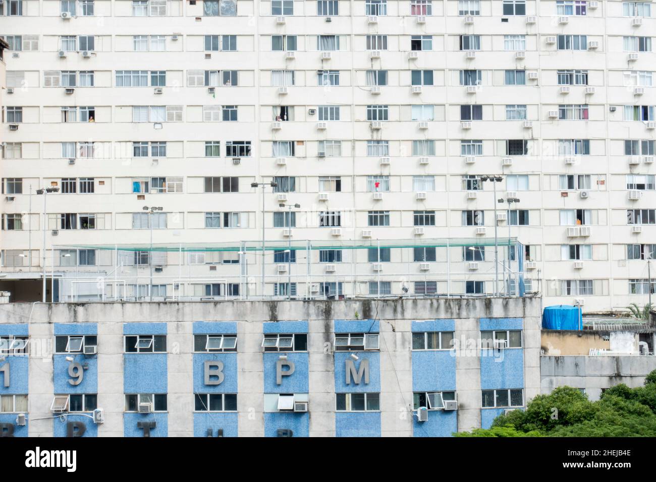 Facade of a residential apartment building in Brazil Stock Photo - Alamy