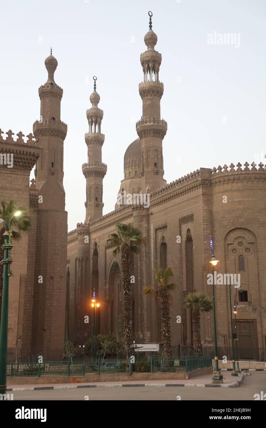 The ancient mosques with a view of the towers Stock Photo - Alamy