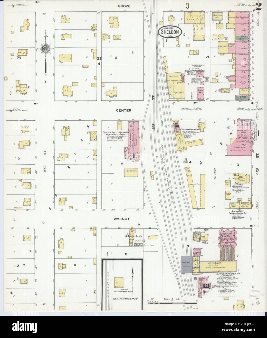Sheldon map hi-res stock photography and images - Alamy