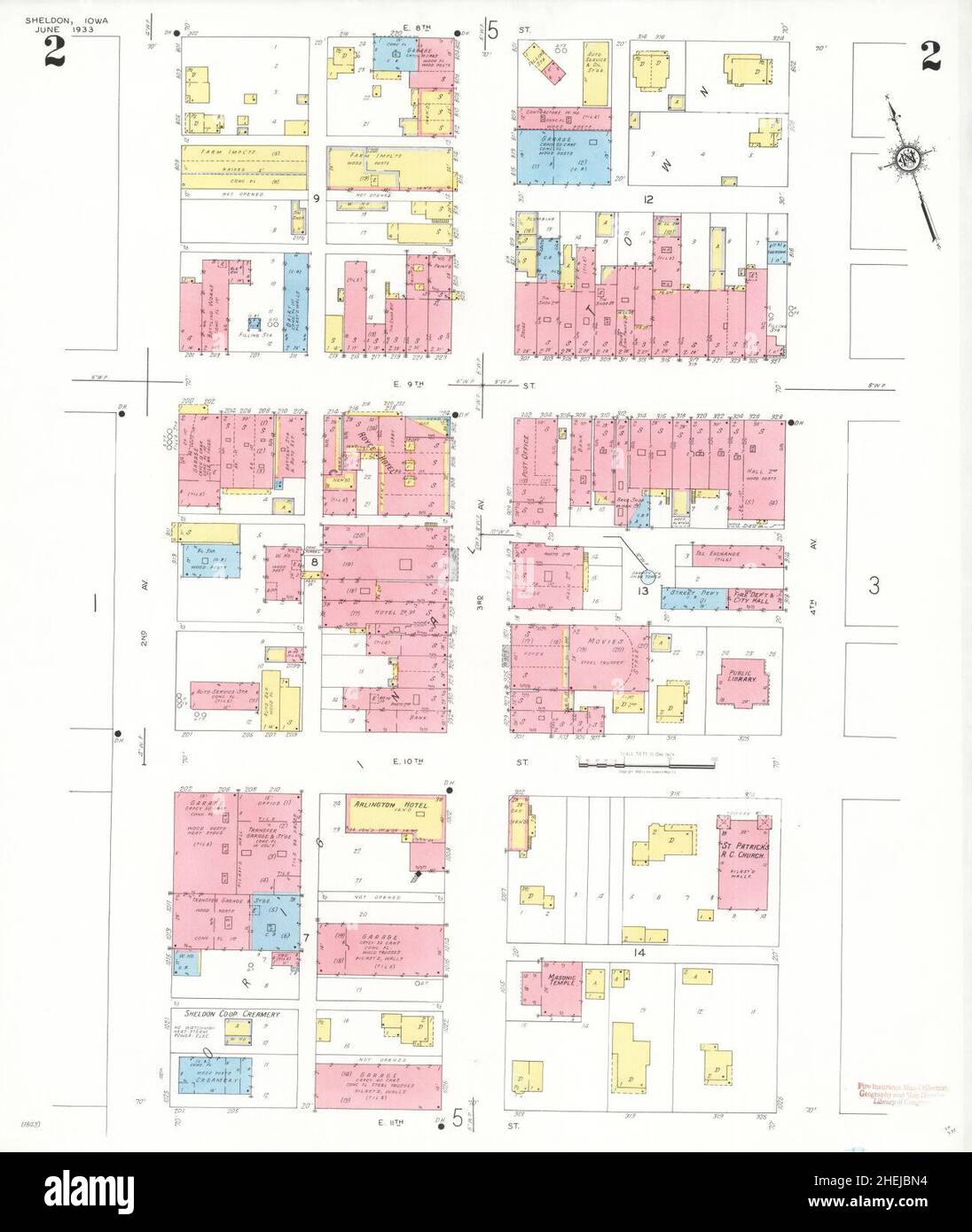 Sheldon map hi-res stock photography and images - Alamy