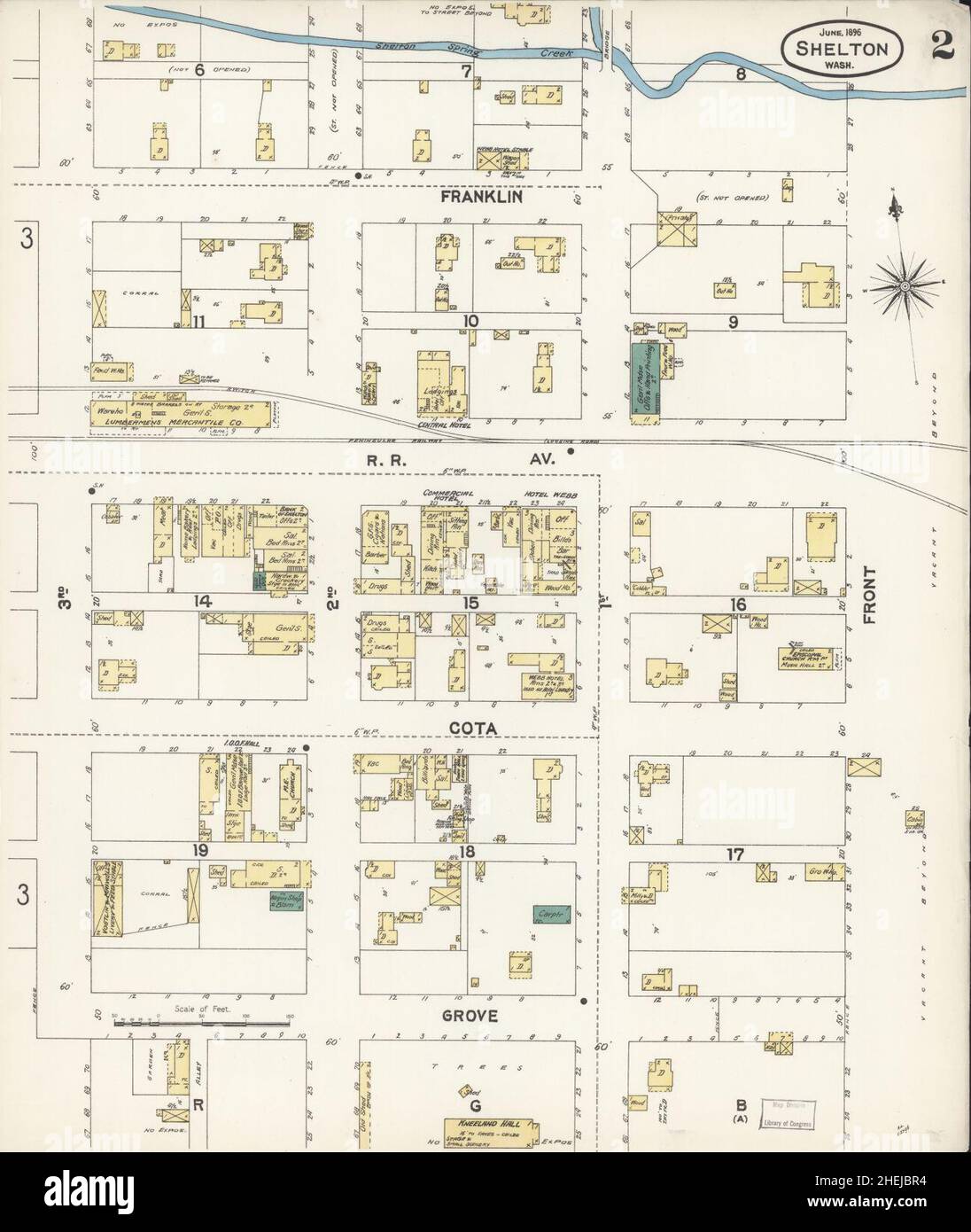 Map of shelton hi-res stock photography and images - Alamy