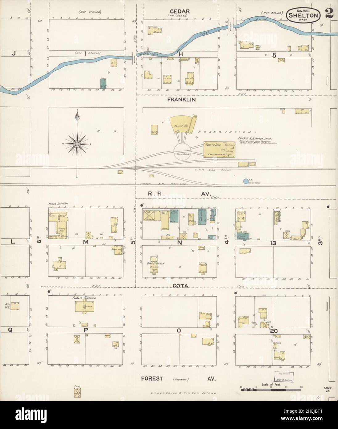 Map of shelton hi-res stock photography and images - Alamy