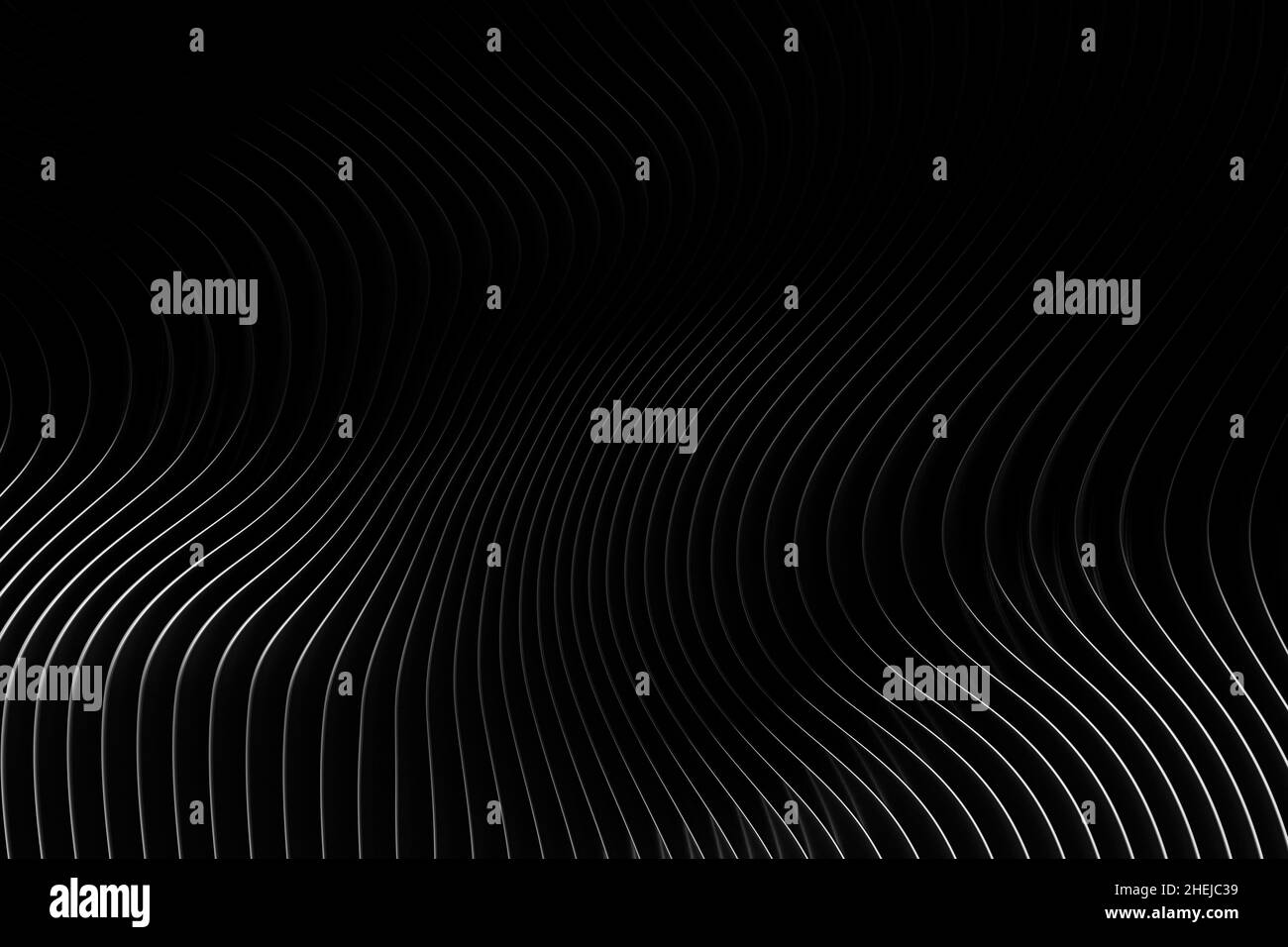 3d Illustration rows of black line .Geometric background, weave pattern ...