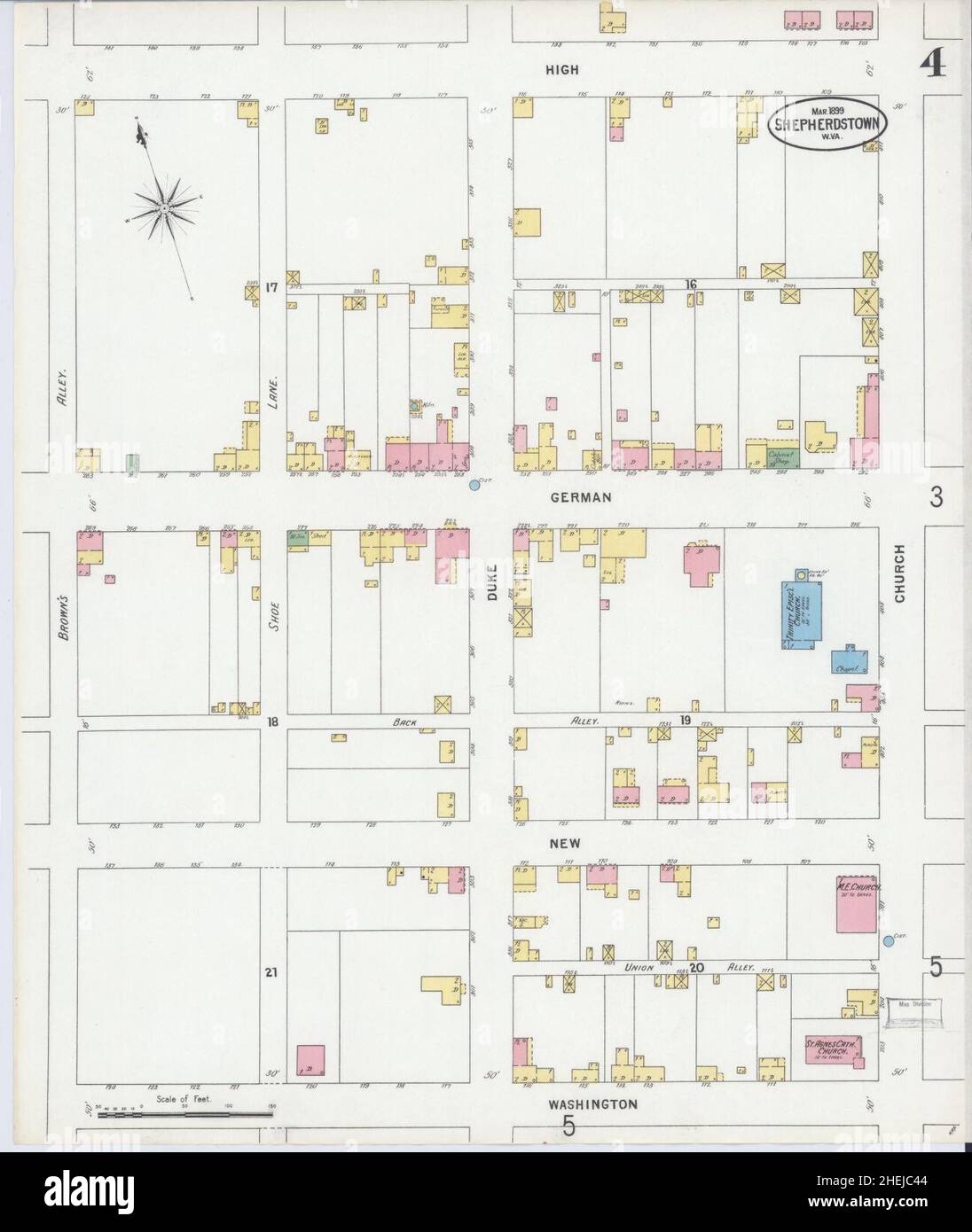 Map of shepherdstown hi-res stock photography and images - Alamy
