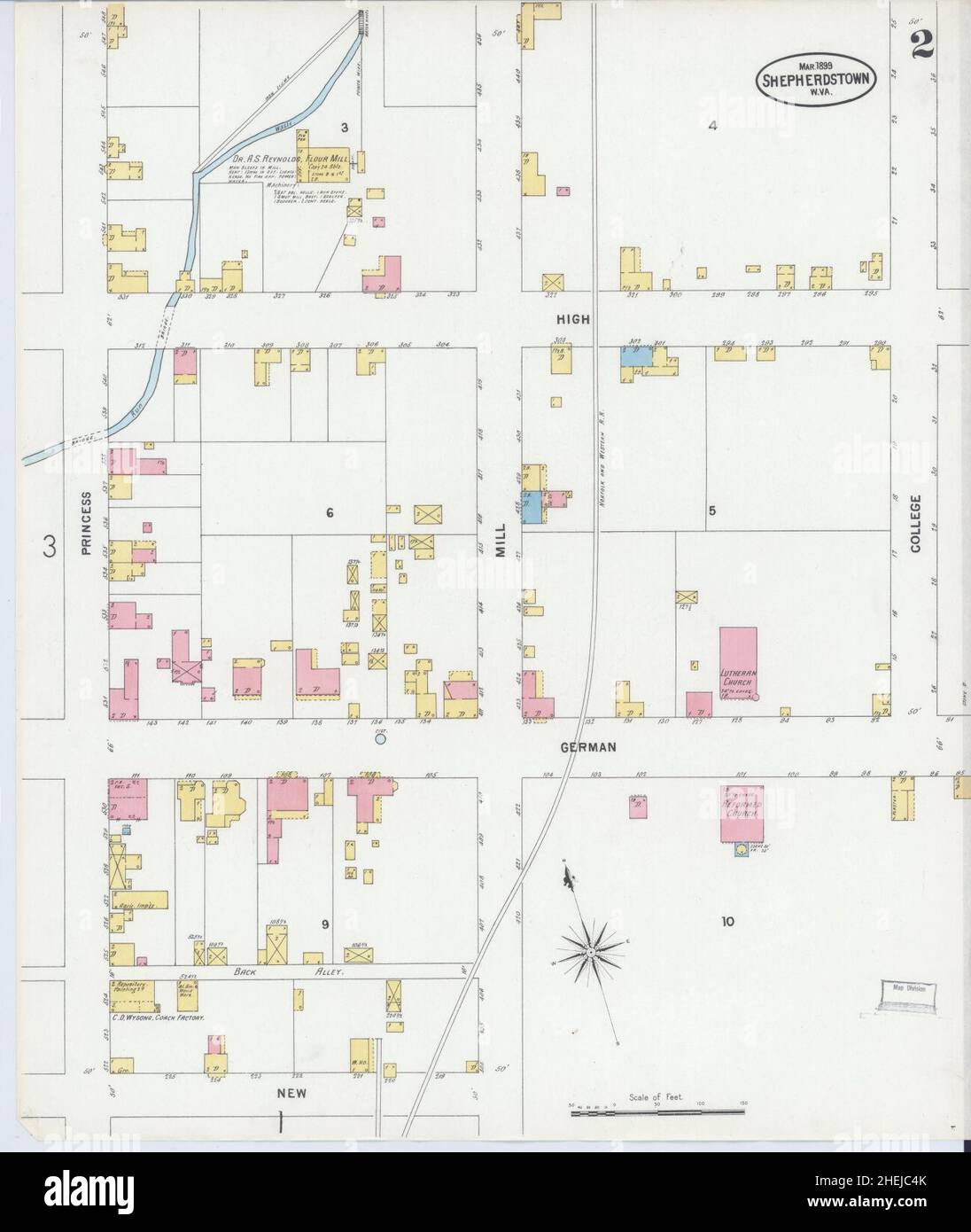 Map of shepherdstown hi-res stock photography and images - Alamy