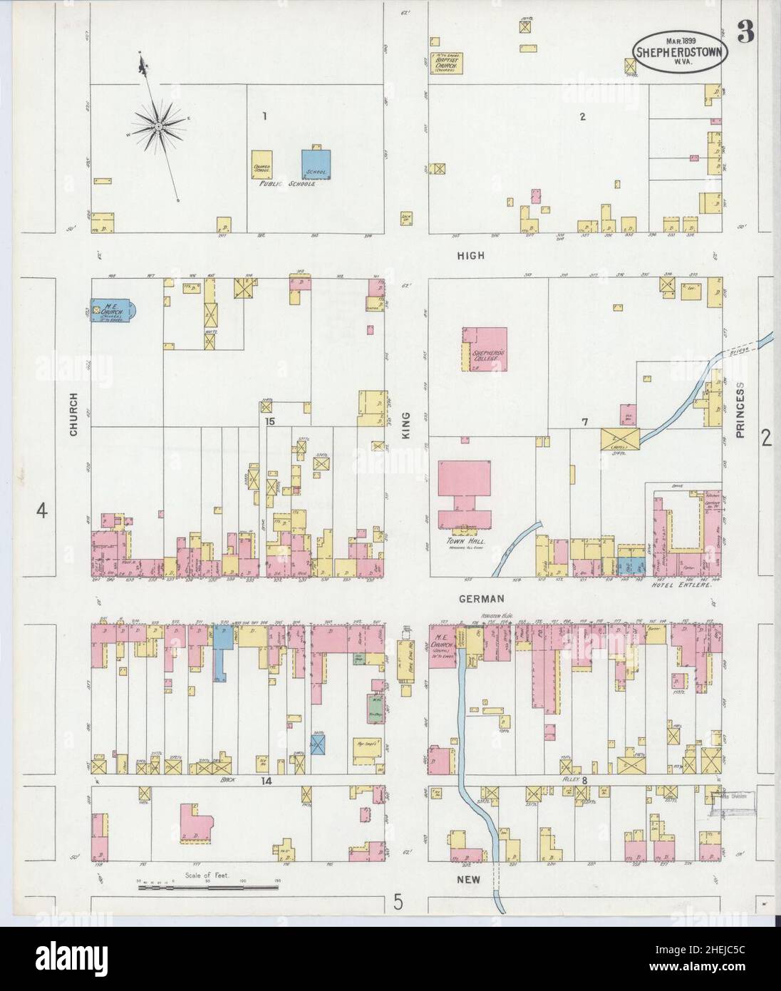 Map of shepherdstown hi-res stock photography and images - Alamy