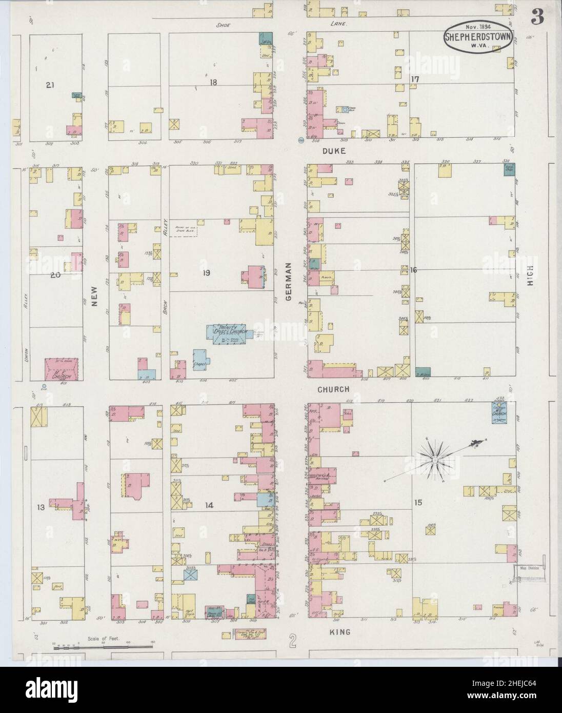 Map of shepherdstown hi-res stock photography and images - Alamy