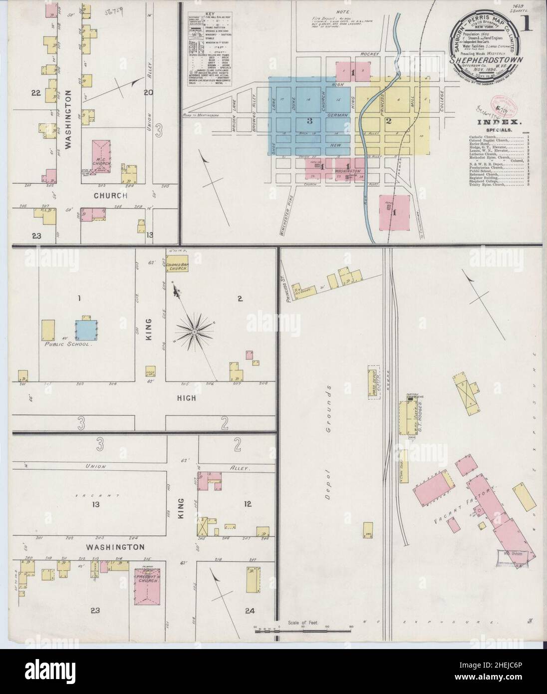 Map of shepherdstown hi-res stock photography and images - Alamy