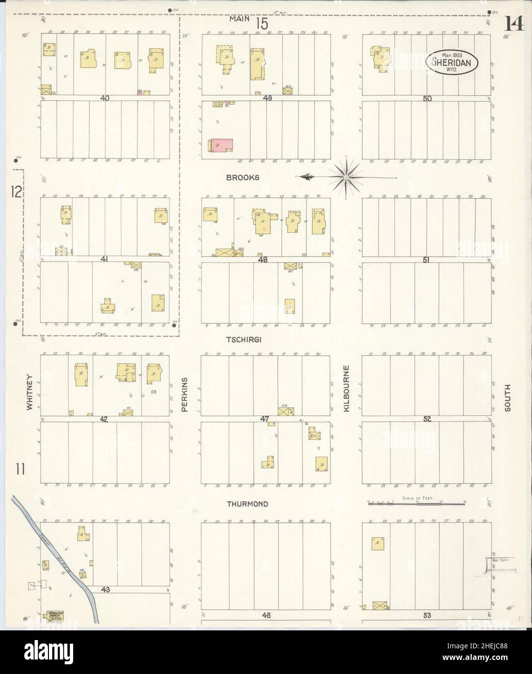 Sheridan wyoming map hi-res stock photography and images - Alamy