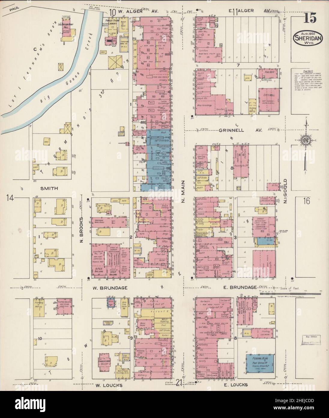 Sheridan wyoming map hi-res stock photography and images - Alamy