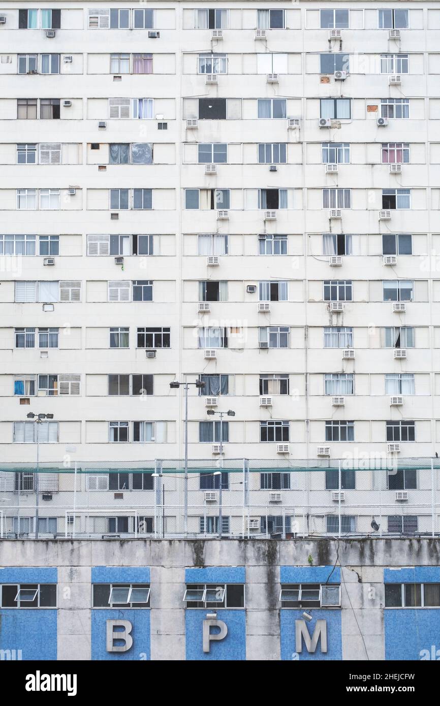 Facade of a residential apartment building in Brazil Stock Photo - Alamy