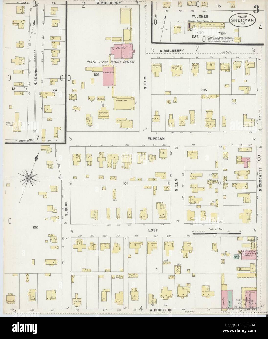 Map of sherman texas hi-res stock photography and images - Alamy