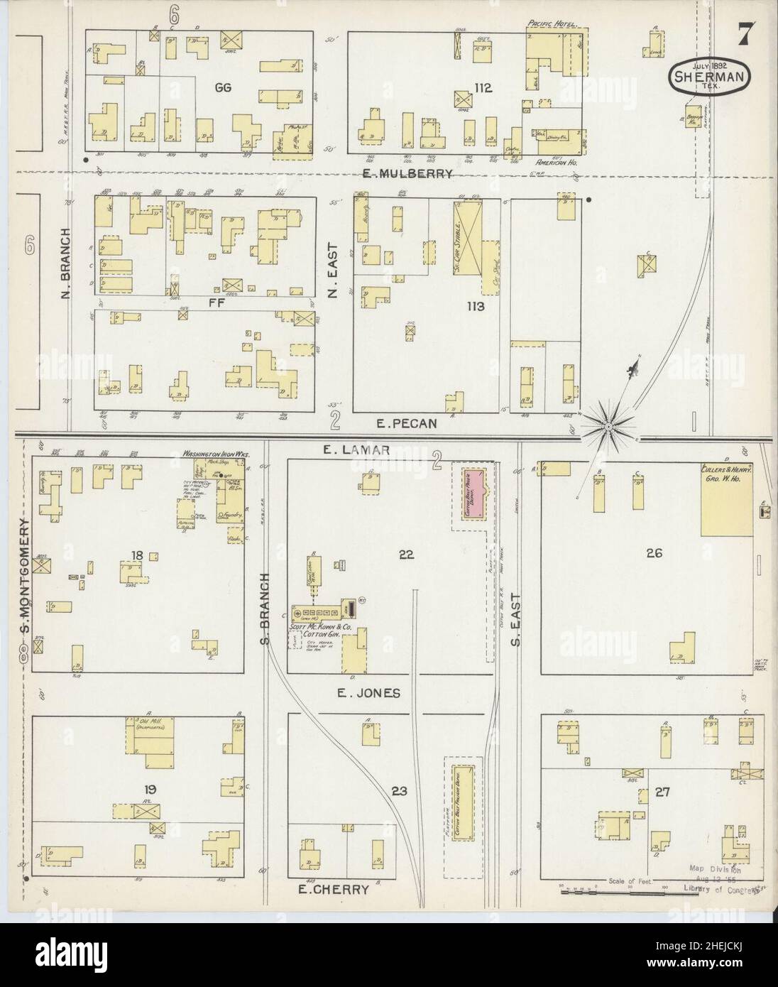 Sherman texas map hi-res stock photography and images - Alamy