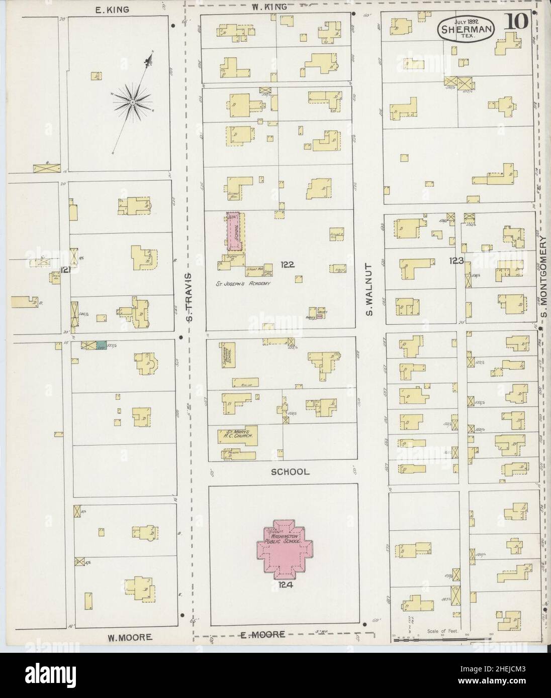 Sherman texas map hi-res stock photography and images - Alamy