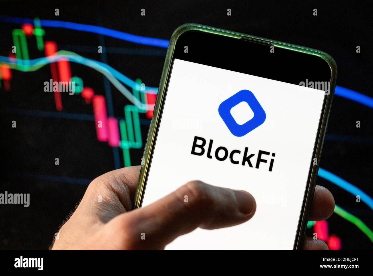 In this photo illustration the cryptocurrency exchange trading platform ...