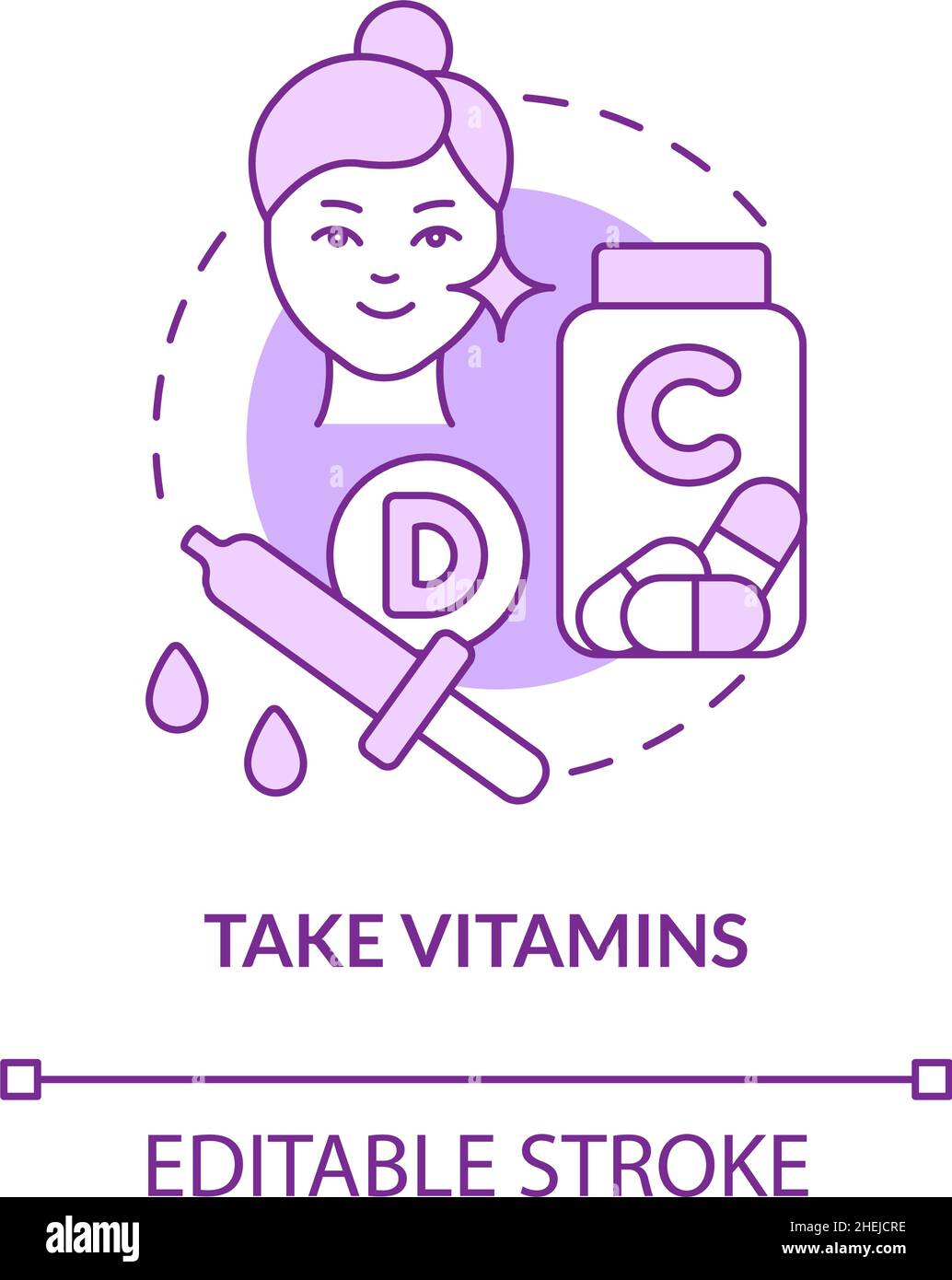 Take vitamins purple concept icon Stock Vector Image & Art - Alamy Take vitamins purple concept icon Stock Vector Image & Art - Alamy