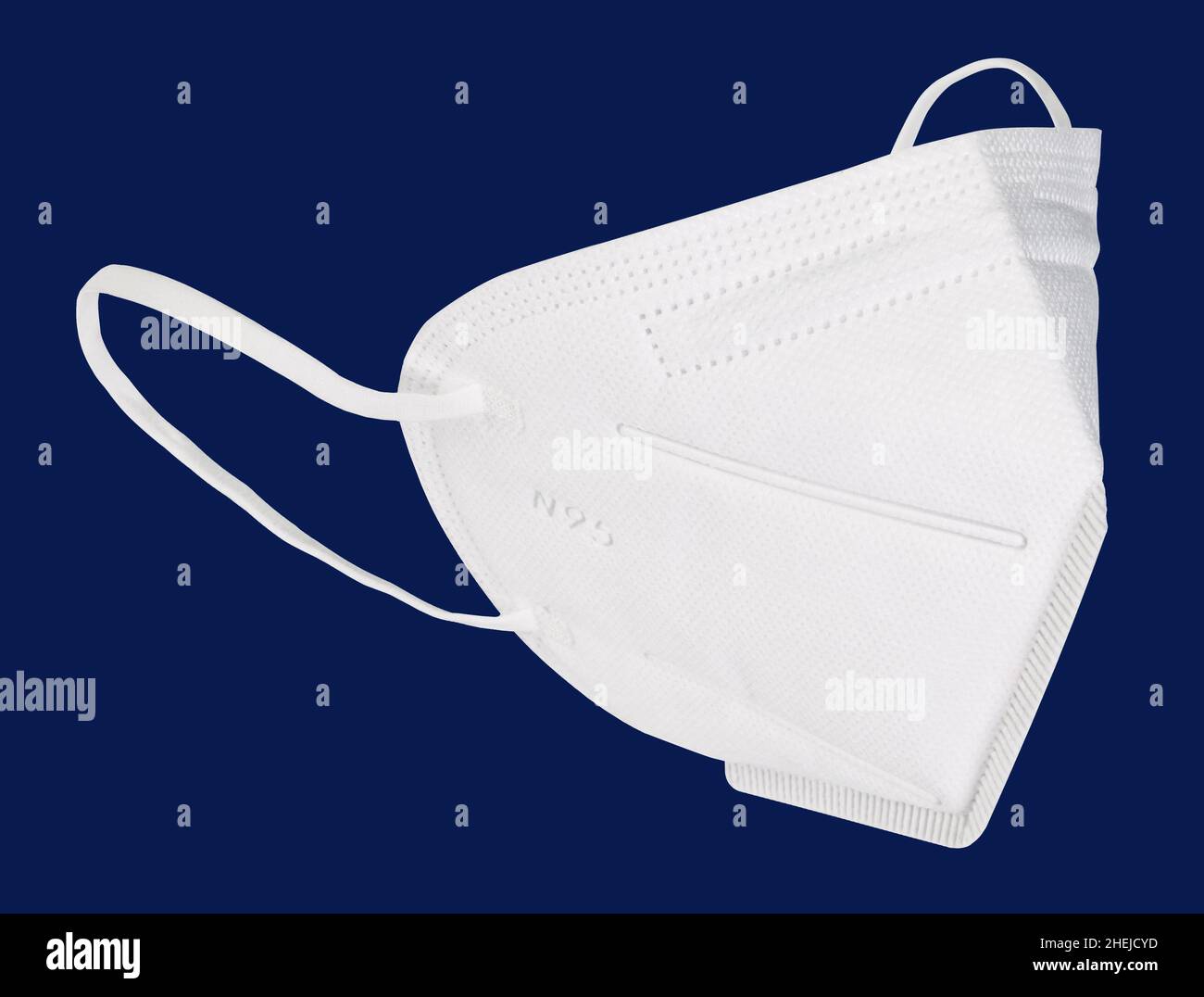 White five layer respirator mask N95 Stock Photo - Alamy