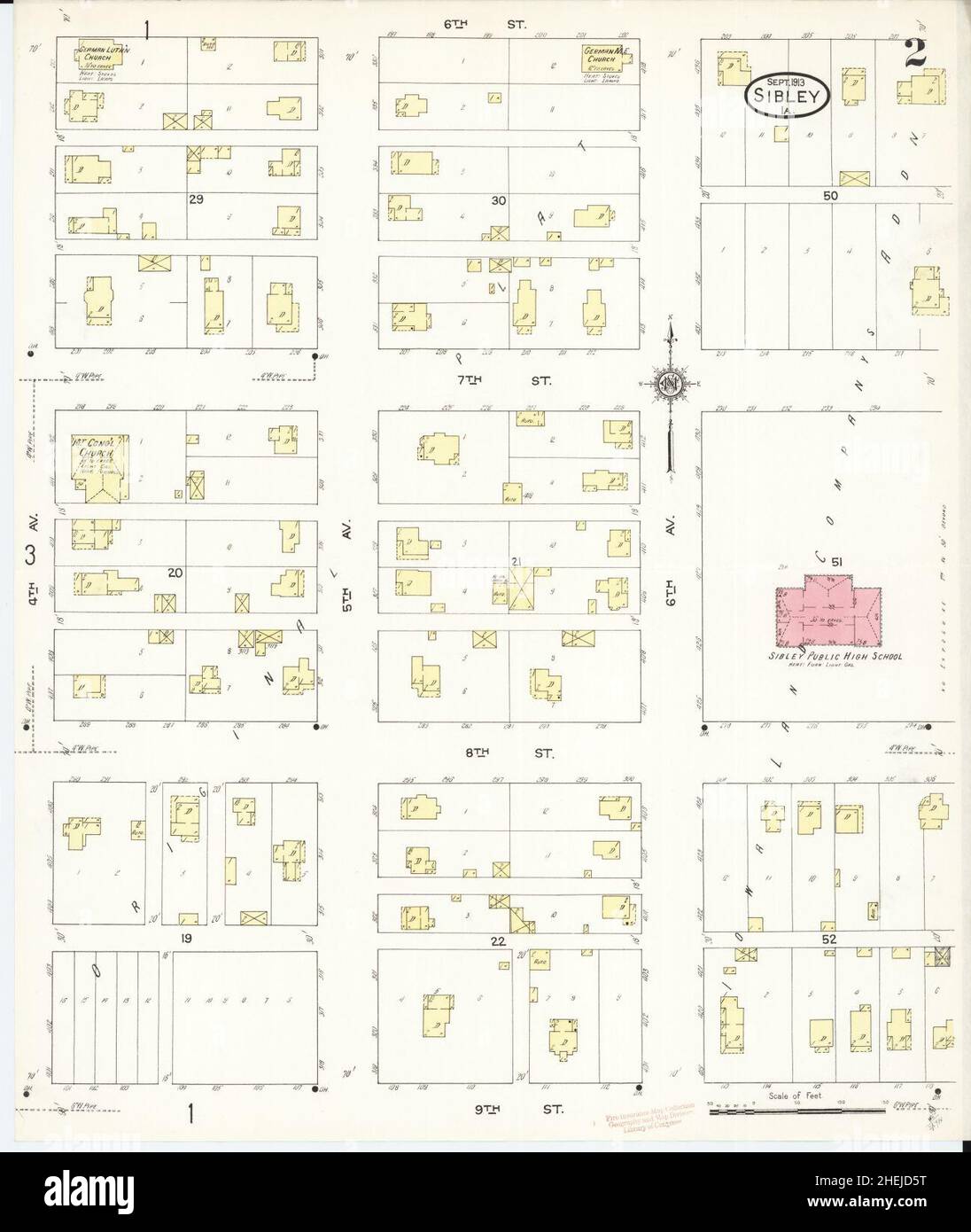 Sibley iowa map hi-res stock photography and images - Alamy