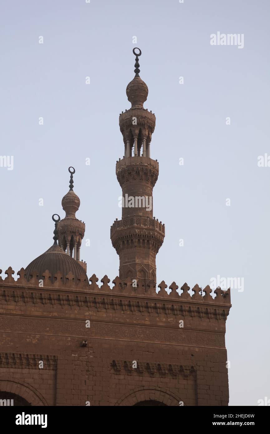 A closer look at the towers of an ancient Mosque Stock Photo - Alamy
