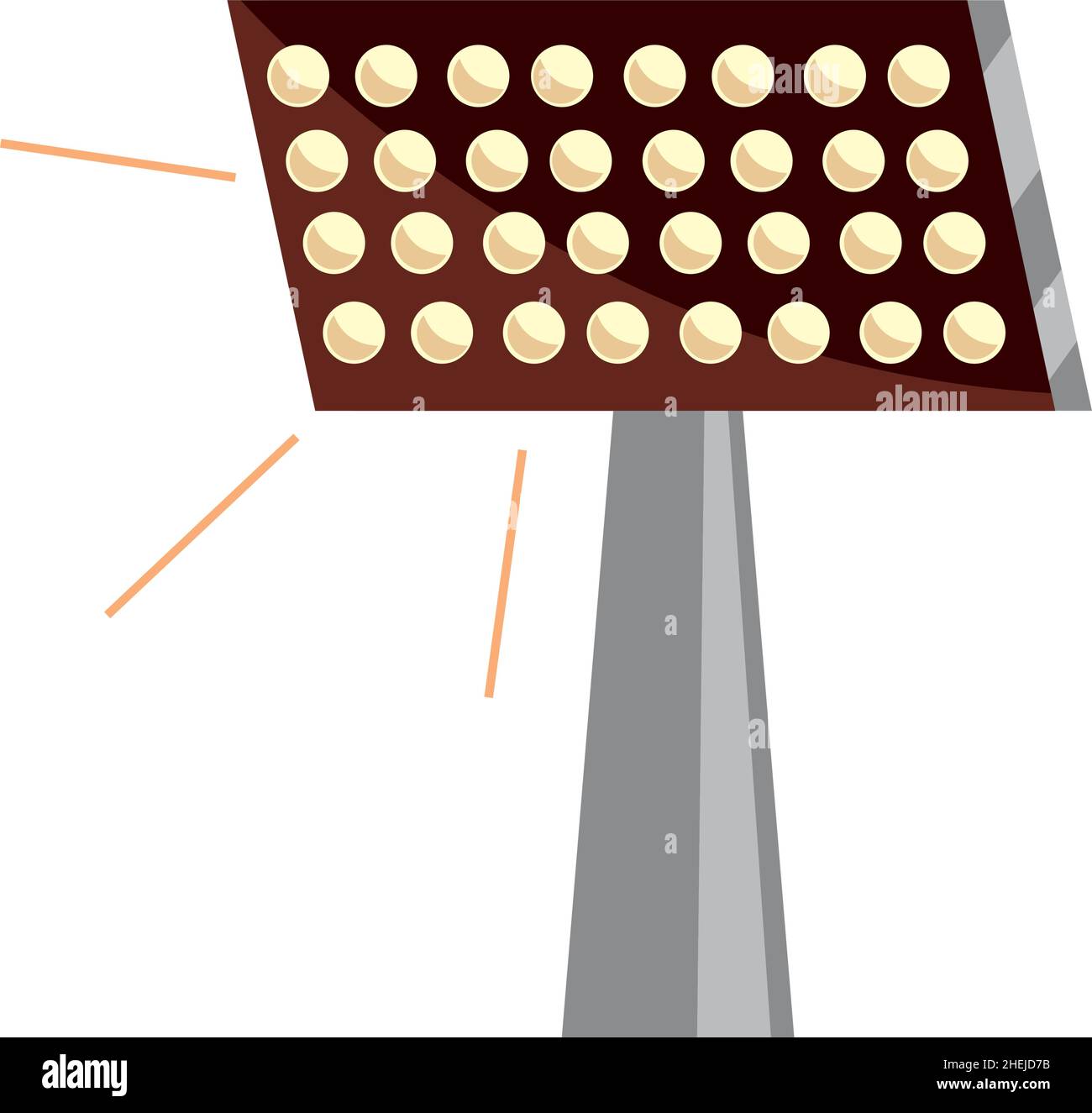 stadium spotlight bright Stock Vector Image & Art - Alamy