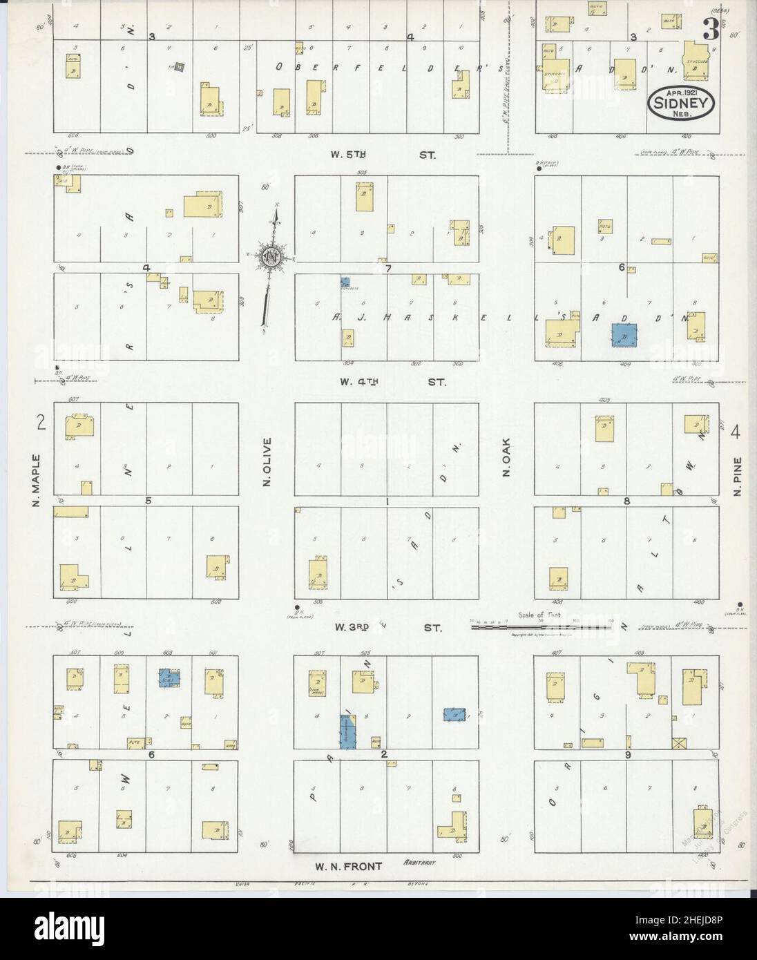 Sidney nebraska map hi-res stock photography and images - Alamy