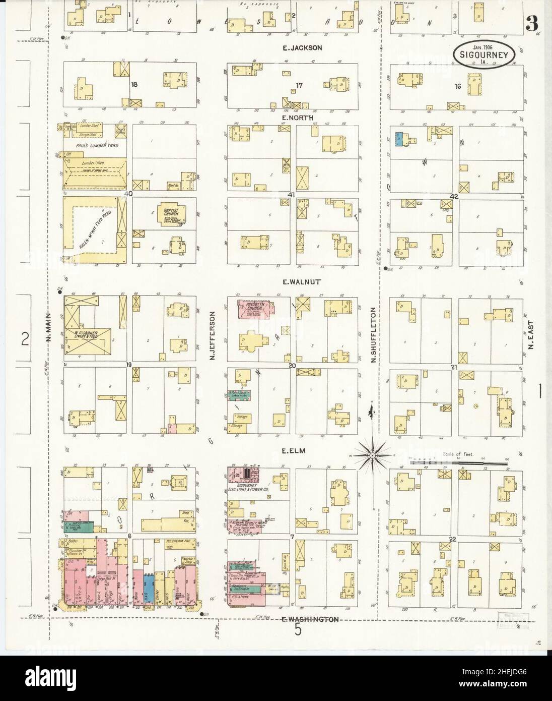 Sigourney map hi-res stock photography and images - Alamy
