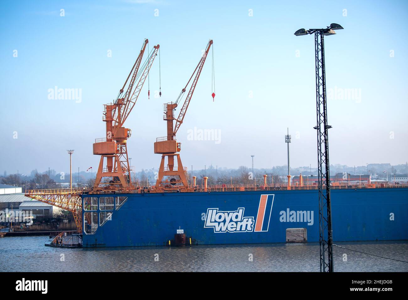 Bremerhaven shipyard industry hi-res stock photography and images - Alamy