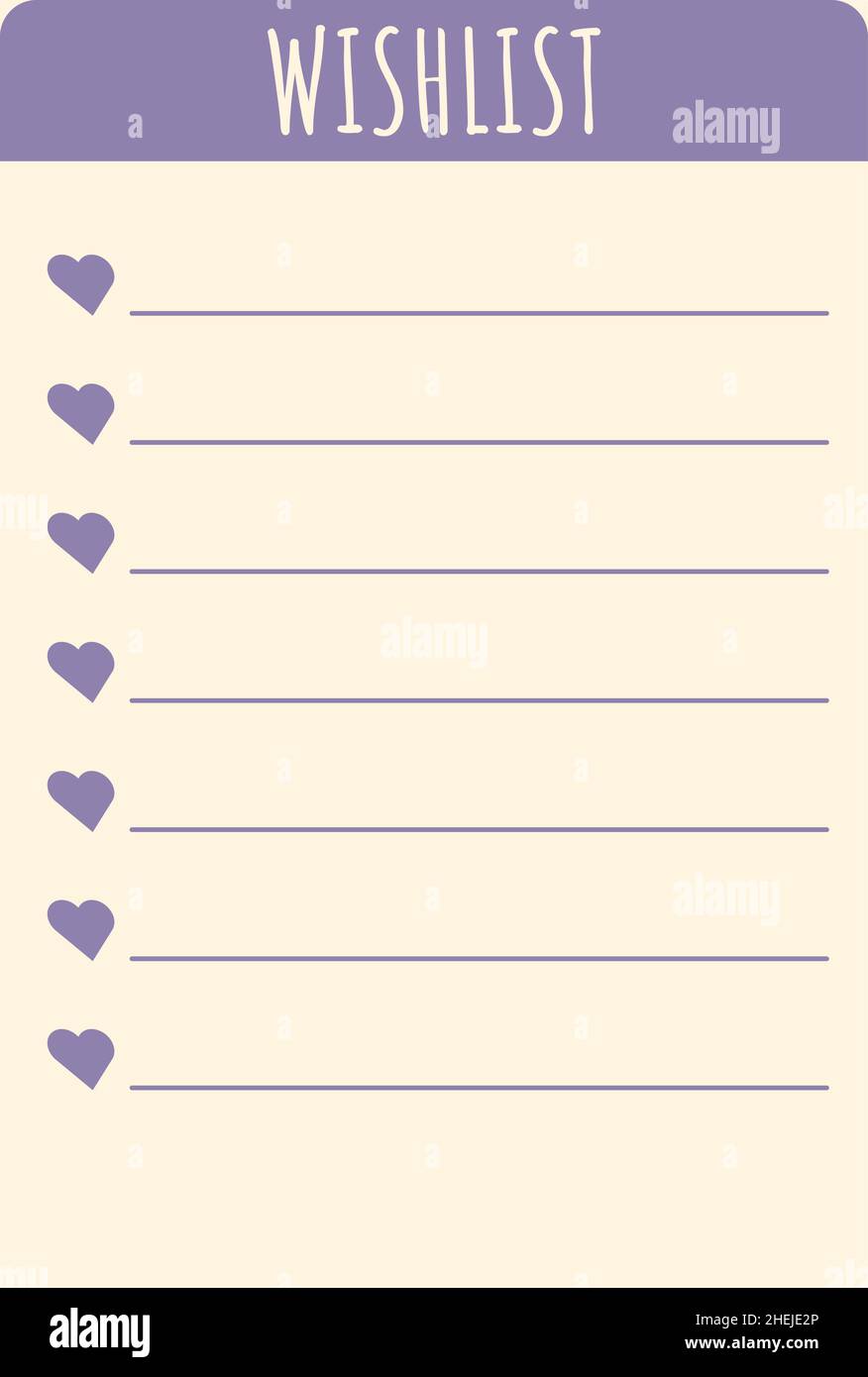 Product wishlist Cut Out Stock Images & Pictures - Alamy