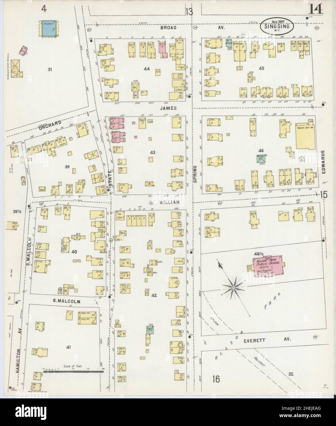 Sanborn Fire Insurance Map from Sing Sing, Westchester County, New York ...