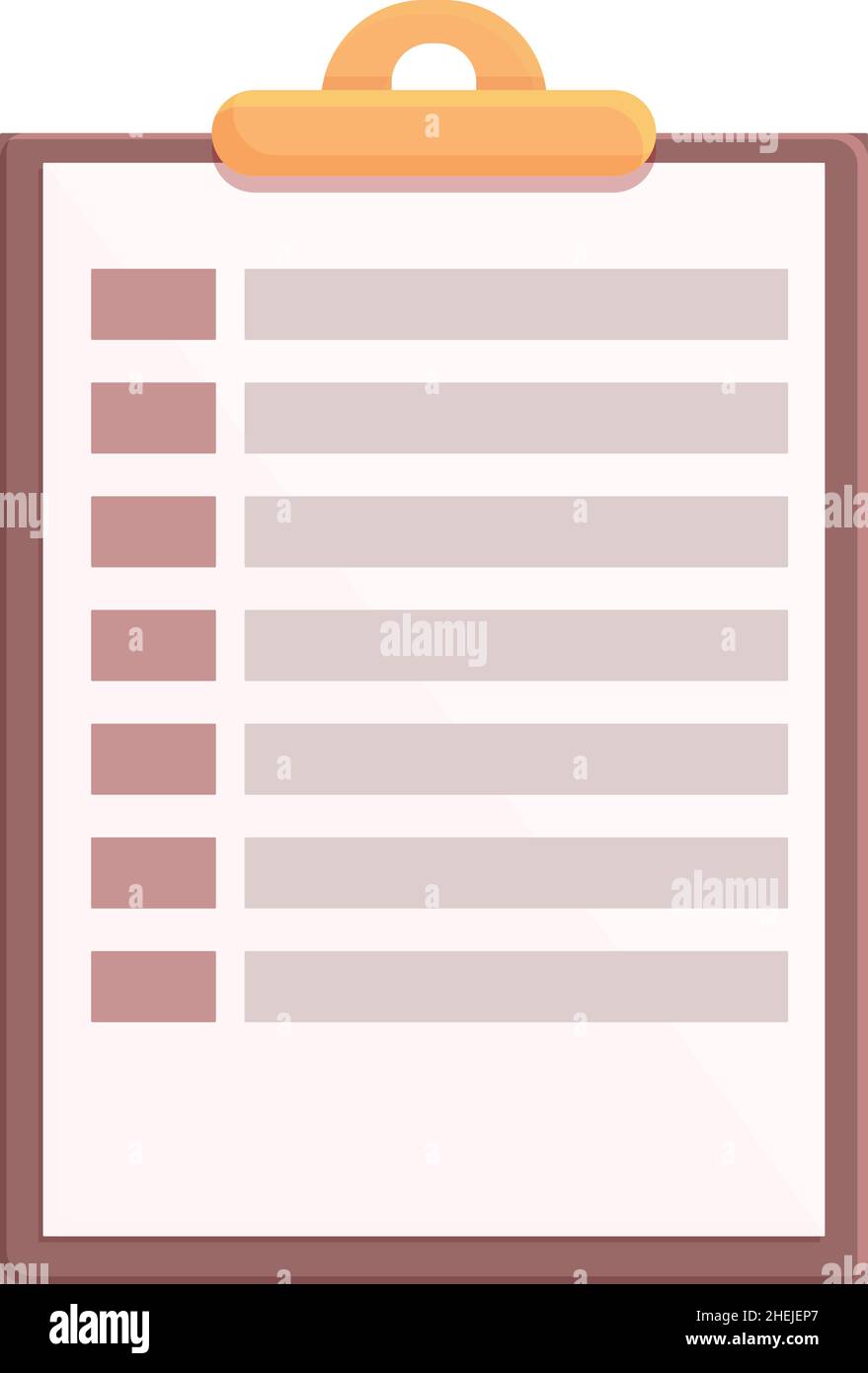 Clipboard order icon cartoon vector. Store buy. Wish online Stock ...