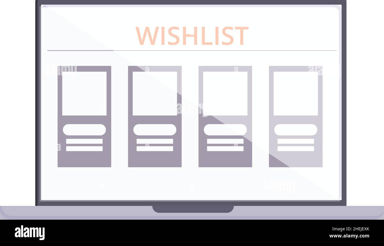 Account wishlist icon cartoon Stock Vector Images - Alamy