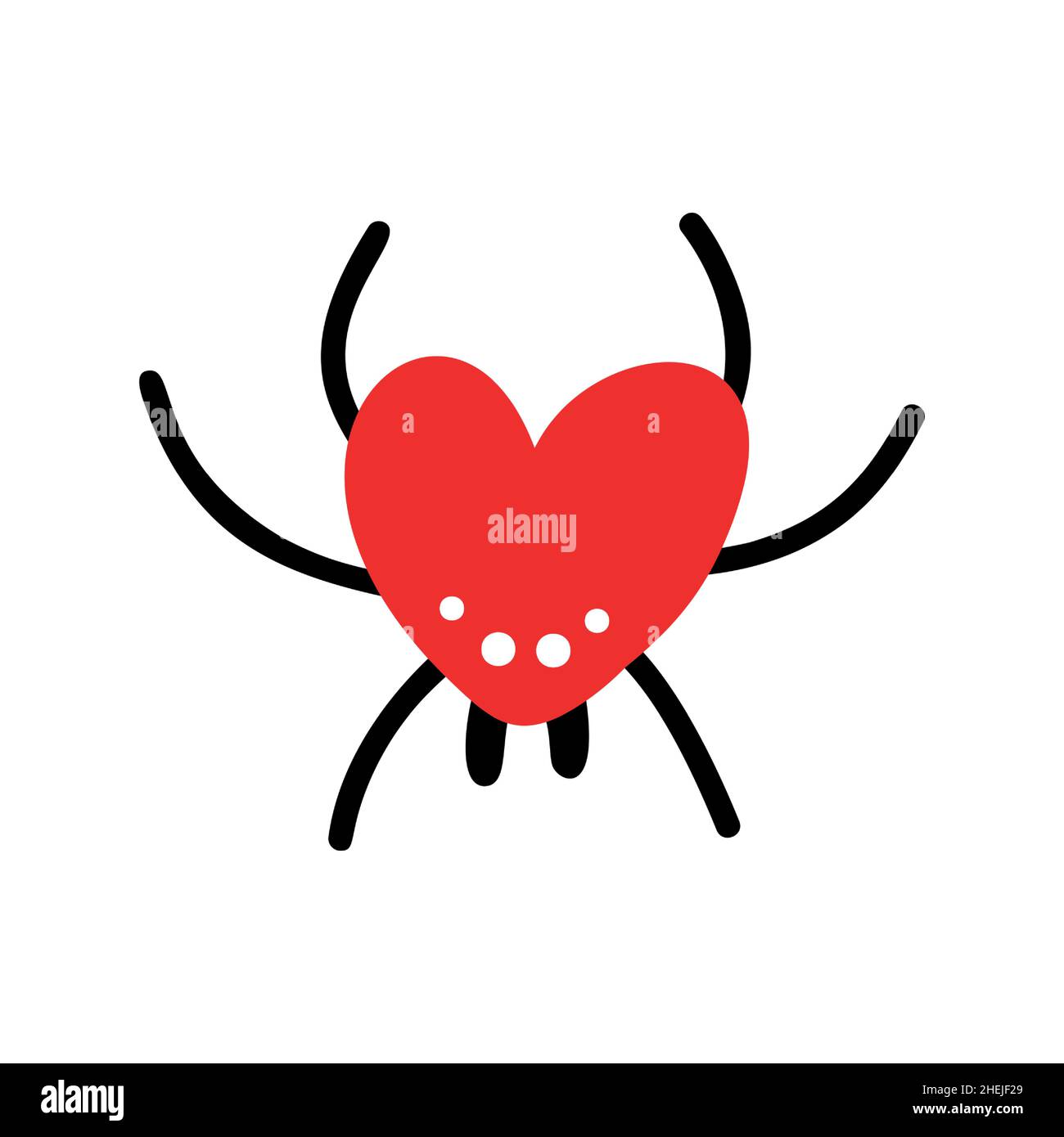 Heart shaped spider hi-res stock photography and images - Alamy